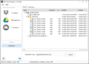 FEX Cloud Capture™ (free) - GetData Forensics